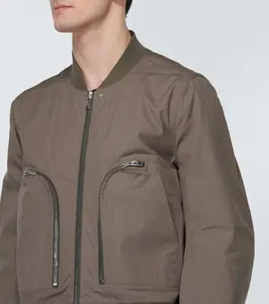 Rick Owens Bauhaus Flight Bomber Jacket - Brown