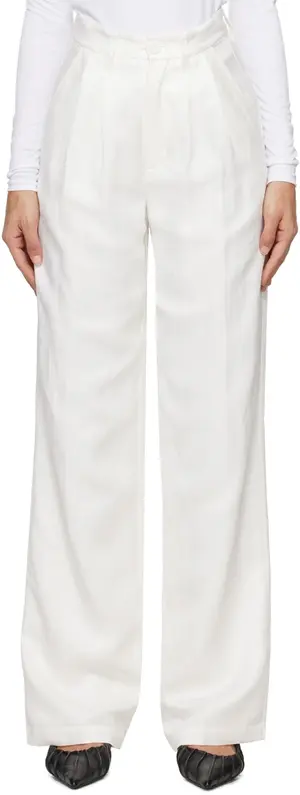 ANINE BING ANINE BING Carrie Trousers - White