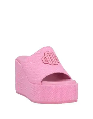 Maje Woven Wedge Sandals