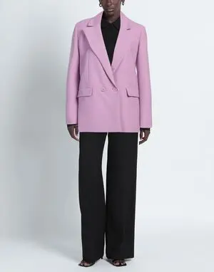 Maje Woven Double-breasted Blazer