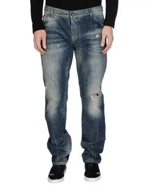 Dolce & Gabbana Cotton Straight-leg Jeans - Blue