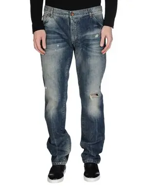 Dolce & Gabbana Cotton Straight-leg Jeans - Blue