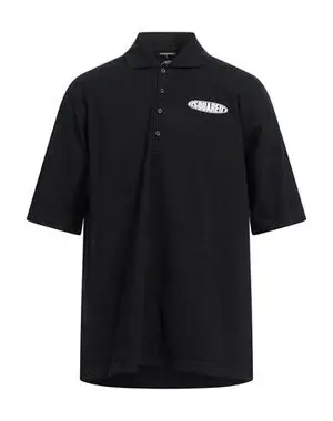 Dsquared2 Polo Shirt Size Cotton - Black