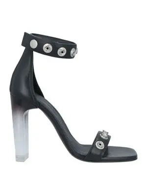 Rick Owens Metal Appliqué Leather Sandals