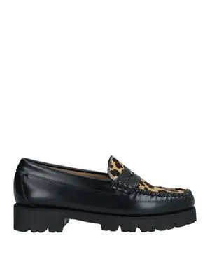 WEEJUNS BY G.H. BASS & CO Leopard Print Calf Hair And Leather Loafers
