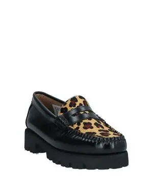 WEEJUNS BY G.H. BASS & CO Leopard Print Calf Hair And Leather Loafers