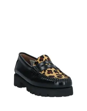 WEEJUNS BY G.H. BASS & CO Leopard Print Calf Hair And Leather Loafers