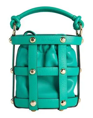 FERRAGAMO F. Cage Small Handbag Emerald Green