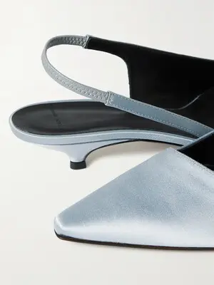Loulou De Saison Loulou Studio Sulue Satin Slingback Pumps