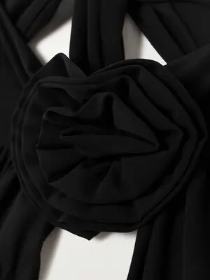 Magda Butrym Appliquéd Halterneck Swimsuit