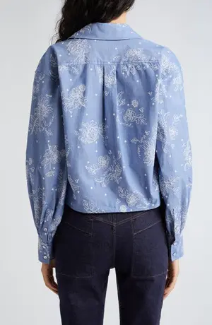 Cinq À Sept Abrielle Tie-hem Shirt