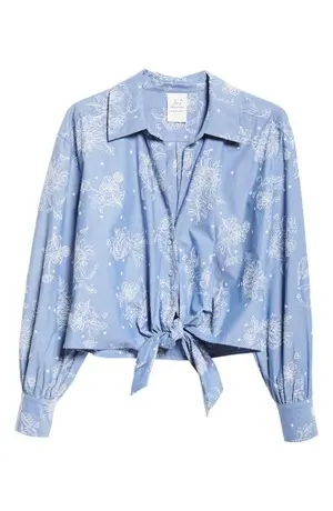 Cinq À Sept Abrielle Tie-hem Shirt