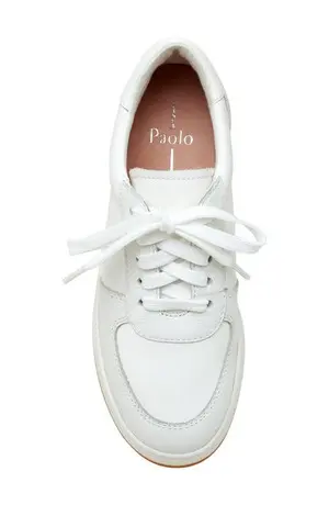 Linea Paolo Krista Leather Sneakers - Eggshell
