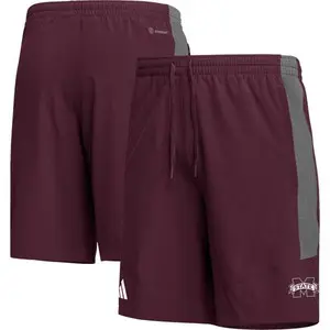 Adidas Mississippi State Bulldogs Aeroready Shorts - Maroon