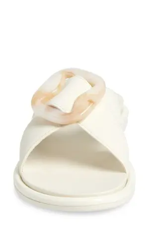 Olukai La'i Slide Sandal - White Sand / White Sand