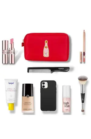 BLOC BAGS Champagne Bottle Cosmetics Bag