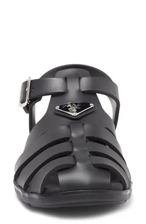 Prada Rubber Fisherman Sandal