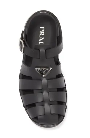 Prada Rubber Fisherman Sandal