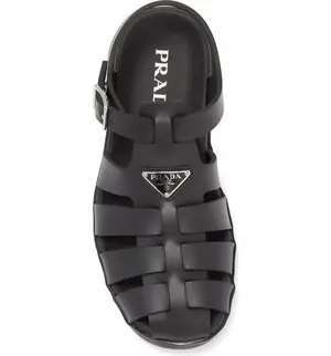 Prada Rubber Fisherman Sandal