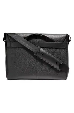 Cole Haan Triboro Leather Messenger Bag - Black