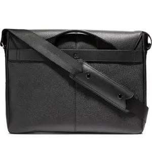 Cole Haan Triboro Leather Messenger Bag - Black