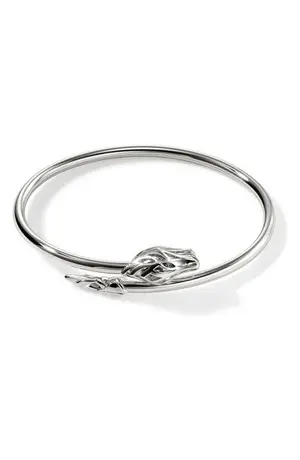 John Hardy Naga Bypass Cuff Bracelet - Silver
