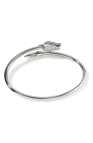 John Hardy Naga Bypass Cuff Bracelet - Silver