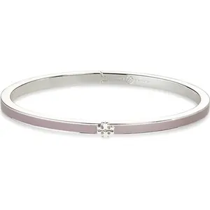 Tory Burch Thin Icon Enamel Bracelet Light Silver/lilac