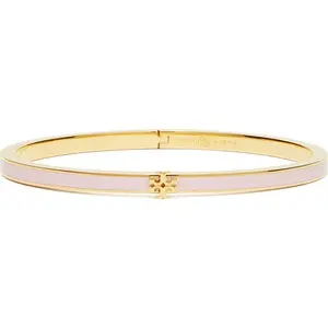 Tory Burch Thin Icon Enamel Bracelet - Tory Gold/pink Snow