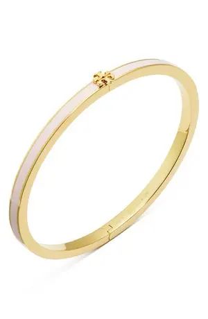 Tory Burch Thin Icon Enamel Bracelet - Tory Gold/pink Snow