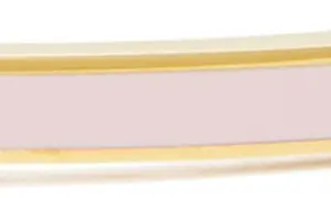 Tory Burch Thin Icon Enamel Bracelet - Tory Gold/pink Snow