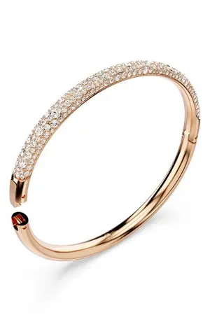SWAROVSKI Sublima Hinge Bangle - Rose Gold