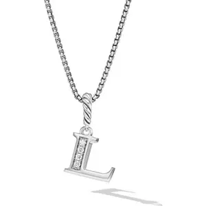 Silver Initial Necklaces