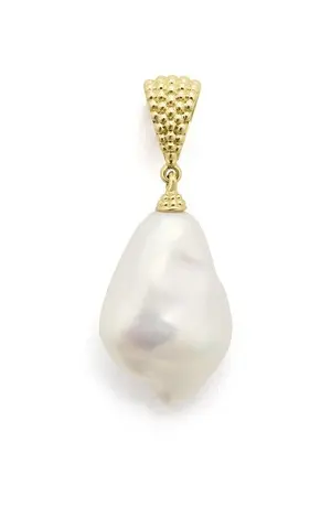 Lagos Luna Baroque Pearl Pendant Charm