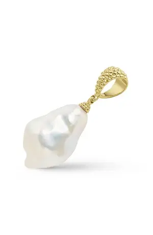 Lagos Luna Baroque Pearl Pendant Charm