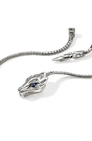 John Hardy Naga Drop Earrings - Silver