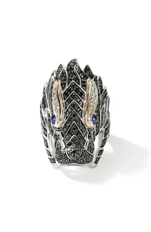 John Hardy Naga Sapphire Ring - Black