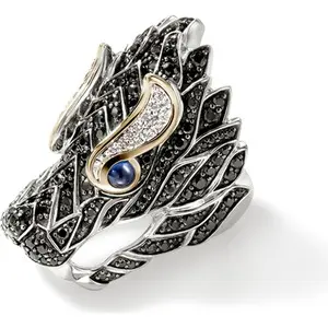 John Hardy John Hardy Naga Sapphire Ring Silver