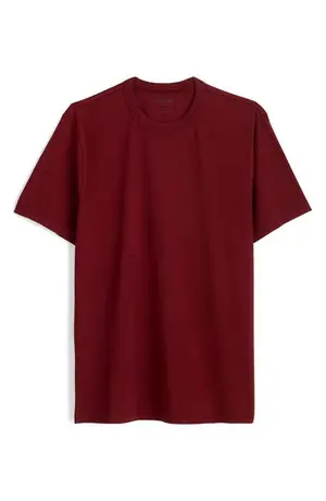 Madewell Allday Garment Dyed Cotton T-shirt Cabernet