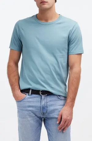 Madewell Allday Garment Dyed Cotton T-shirt Subtle Mineral