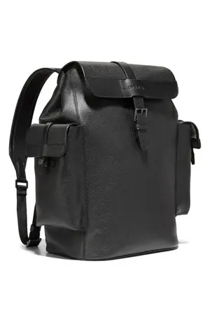 Cole Haan Triboro Leather Backpack - Black
