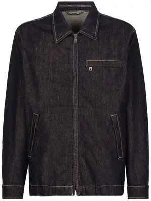 Dolce & Gabbana Contrast-stitch Denim Jacket