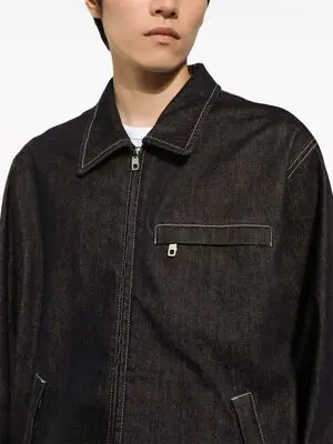 Dolce & Gabbana Contrast-stitch Denim Jacket