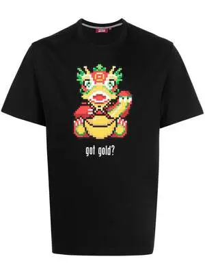 MOSTLY HEARD RARELY SEEN Got Gold Cotton T-shirt - Black