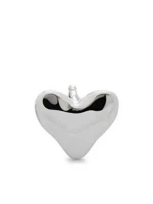 Monica Vinader Heart Stud Earrings - Silver