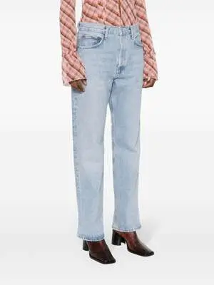 AGOLDE Fran Low-rise Jeans - Blue