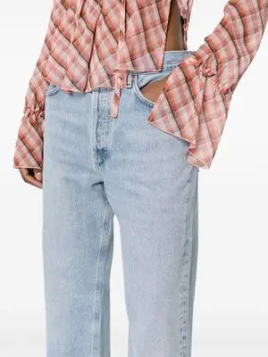 AGOLDE Fran Low-rise Jeans - Blue