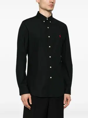 Polo Ralph Lauren Polo Pony Cotton Shirt - Black