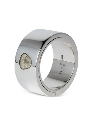 PARTS OF FOUR Sistema Sterling Diamond Ring - Silver