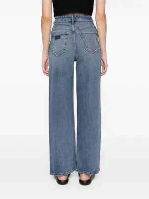 GANNI Andi High-rise Wide-leg Jeans
